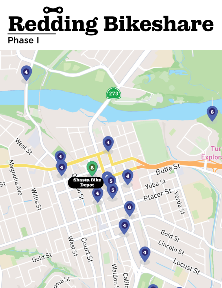 Redding Bikeshare | Shasta Living Streets
